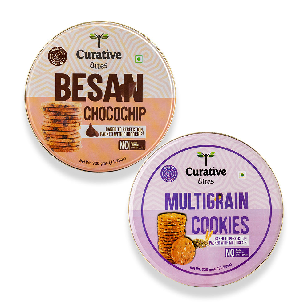 Besan ChocoChip & Multi Grain Cookies – curativebites